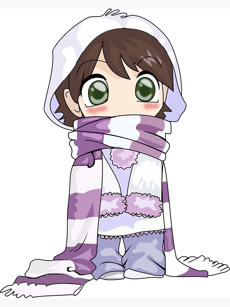 "Chibi Girl #Cold" Sticker for Sale by treyslickzz | Redbubble
