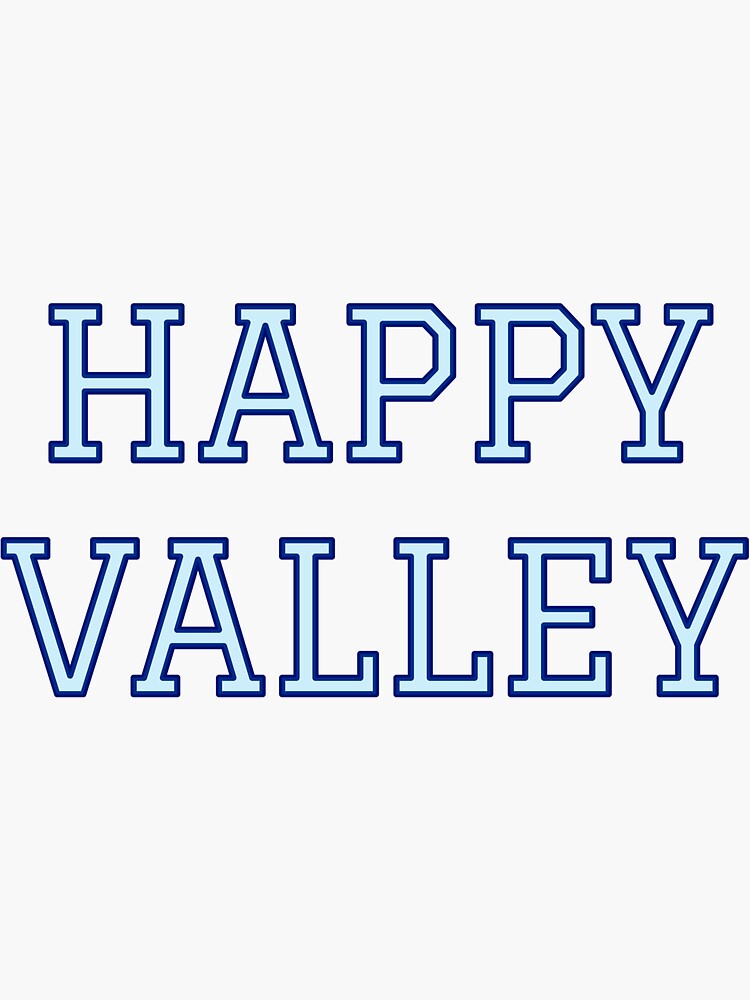 "Penn State Happy Valley Sticker" Sticker by LuLuFinn | Redbubble