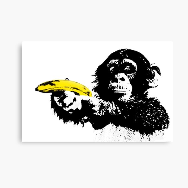 "Bad Monkey" Canvas Print for Sale by Solublezebra | Redbubble
