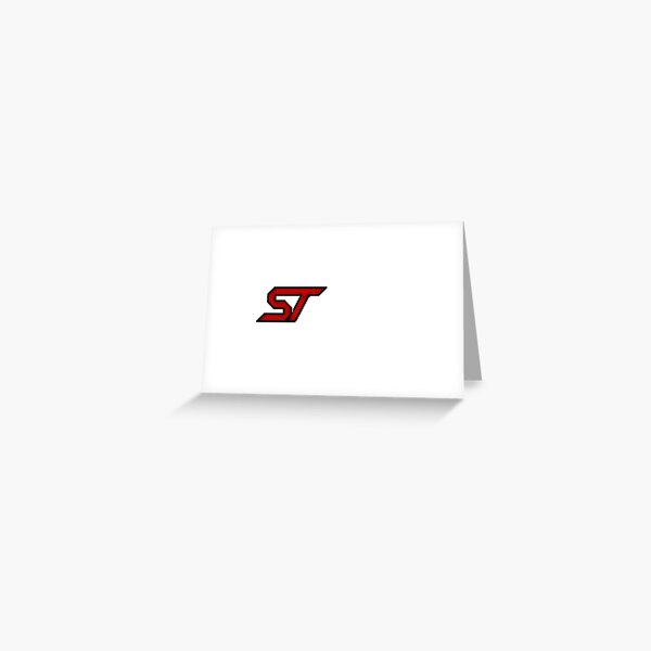 "Ford ST Logo inspired Pixel Art" Greeting Card by SirCup | Redbubble