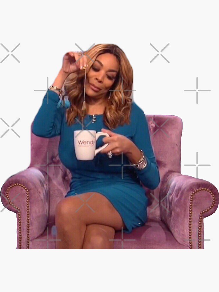 "Wendy Williams Tea" Sticker for Sale by kmfranks | Redbubble