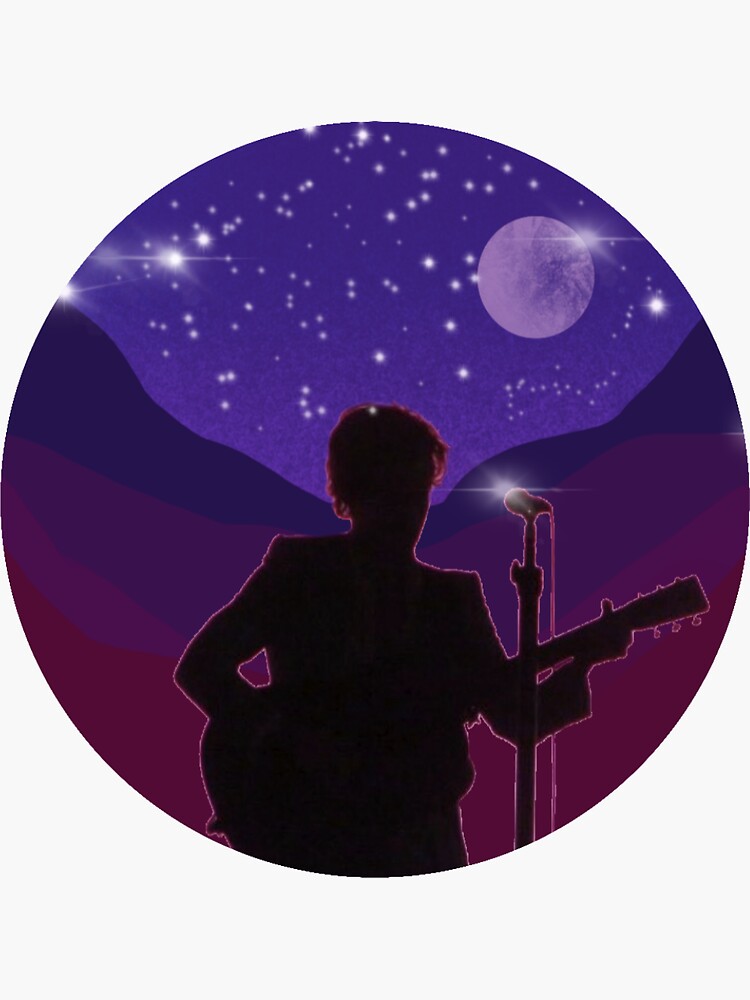 "harry styles silhouette design" Sticker by paulinamclark | Redbubble