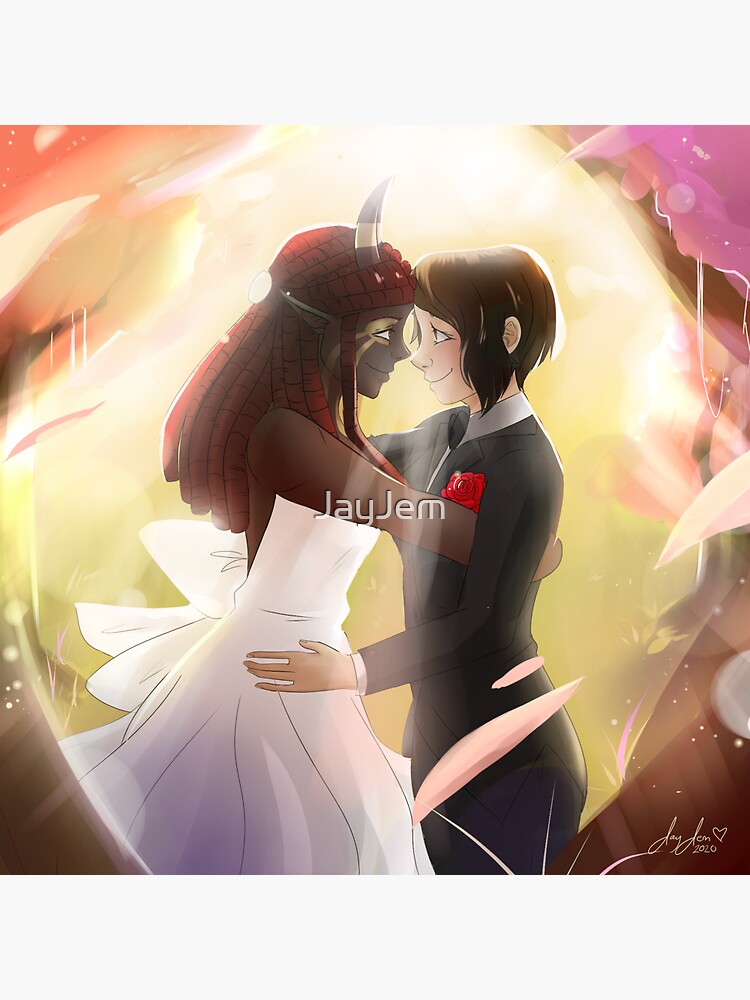 "Janaya Wedding" Sticker for Sale by JayJem | Redbubble