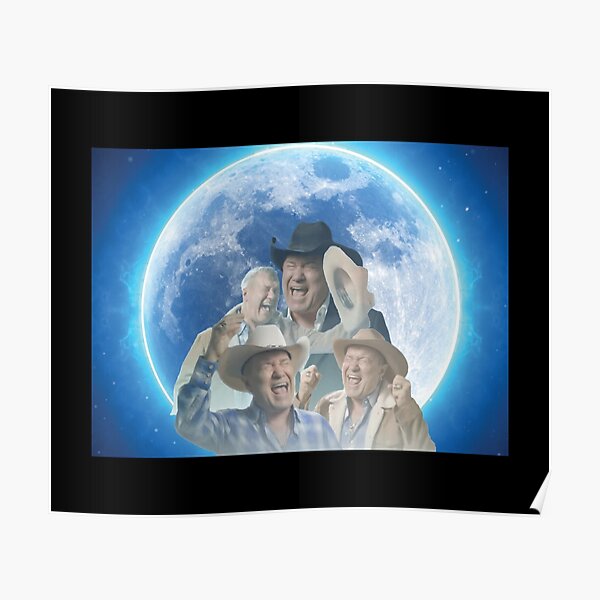 "Screaming Cowboy Meme" Poster for Sale by Altohombre | Redbubble