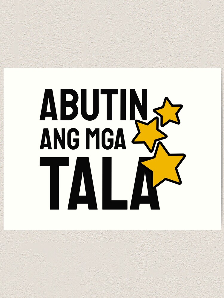 "Tala Filipino Star" Art Print for Sale by gt6282 | Redbubble