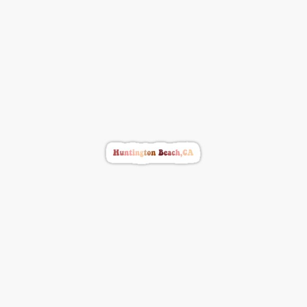 Huntington Beach Stickers | Redbubble