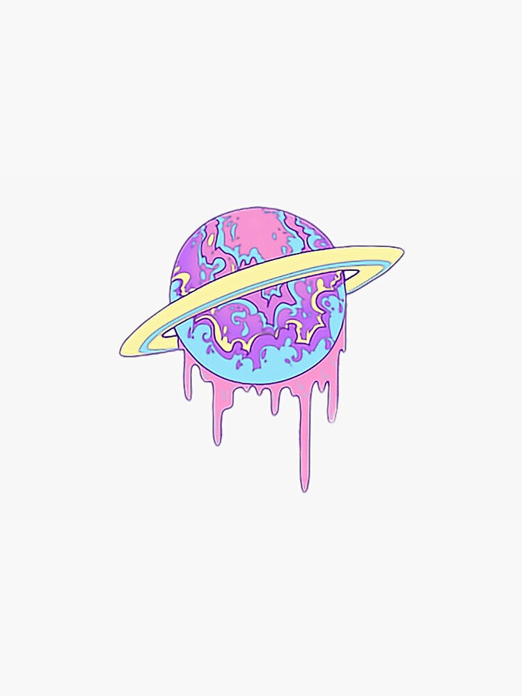 "Aesthetic Planet " Sticker by Noahztm | Redbubble