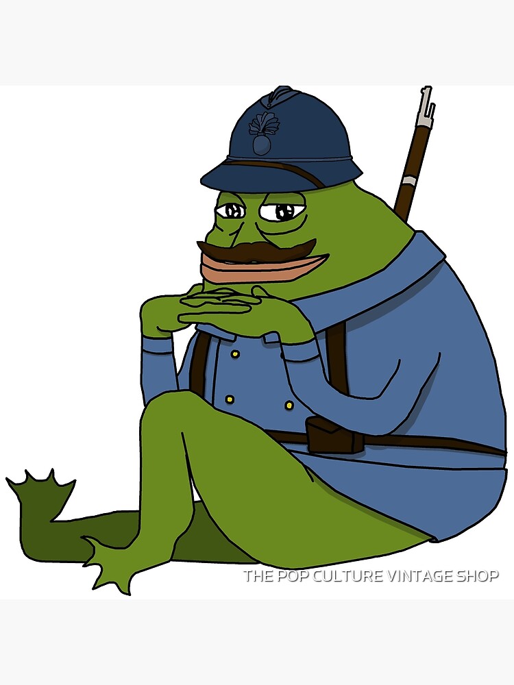 "Pepe The French Soldier" Poster for Sale by bnatiez | Redbubble