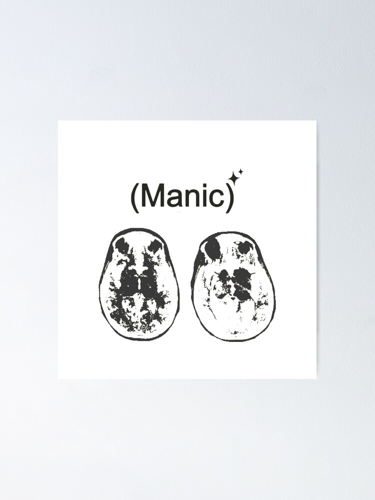 "Manic Brain Art" Poster by KaiDee | Redbubble