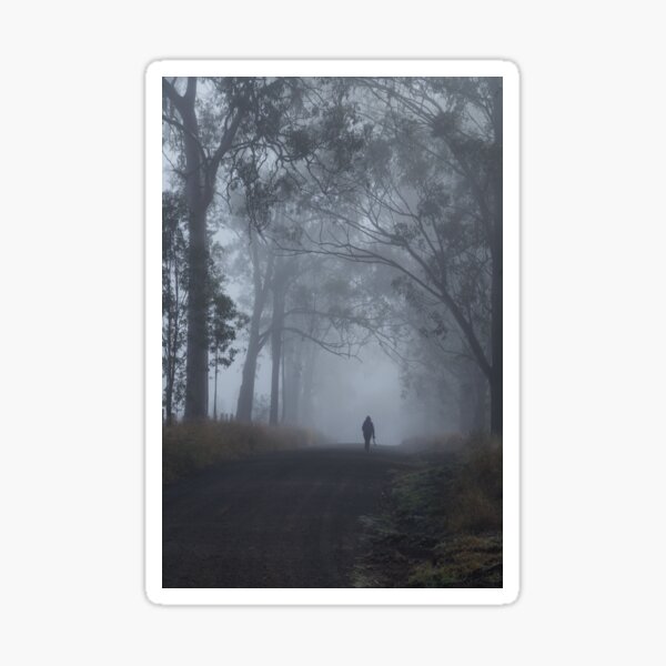 "Into the mist" Sticker by BrentJR | Redbubble