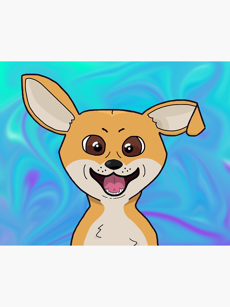 "Cartoon Doggo" Sticker by Riznic04 | Redbubble