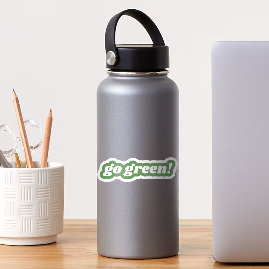 "go green" Sticker for Sale by wokemongoose | Redbubble