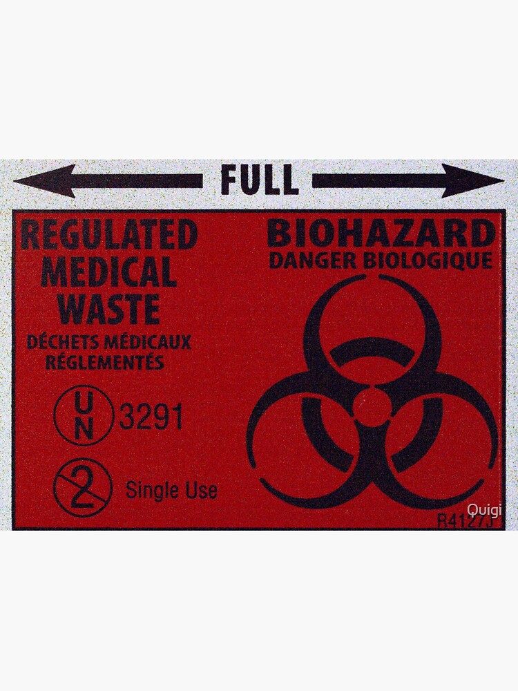 "BioHazard" Sticker for Sale by Quigi | Redbubble