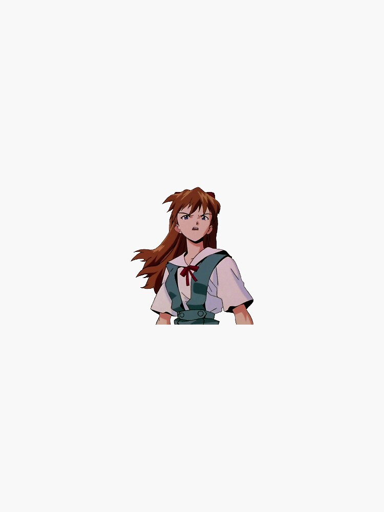 "Asuka " Sticker for Sale by EvaFanGirl | Redbubble