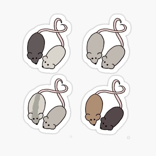 "STICKER PACK - rat pals" Sticker by lesborat | Redbubble