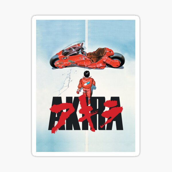 "Akira Poster" Sticker for Sale by Otaku-Overdrive | Redbubble