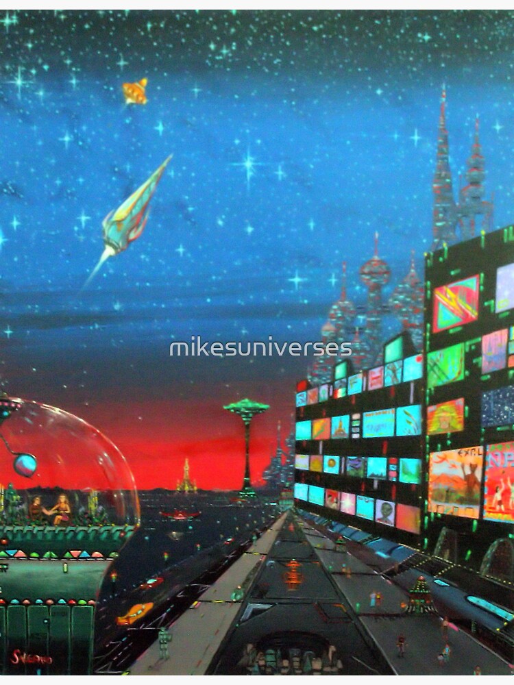 "Starbase 1 by Mikesuniverses" Sticker by mikesuniverses | Redbubble