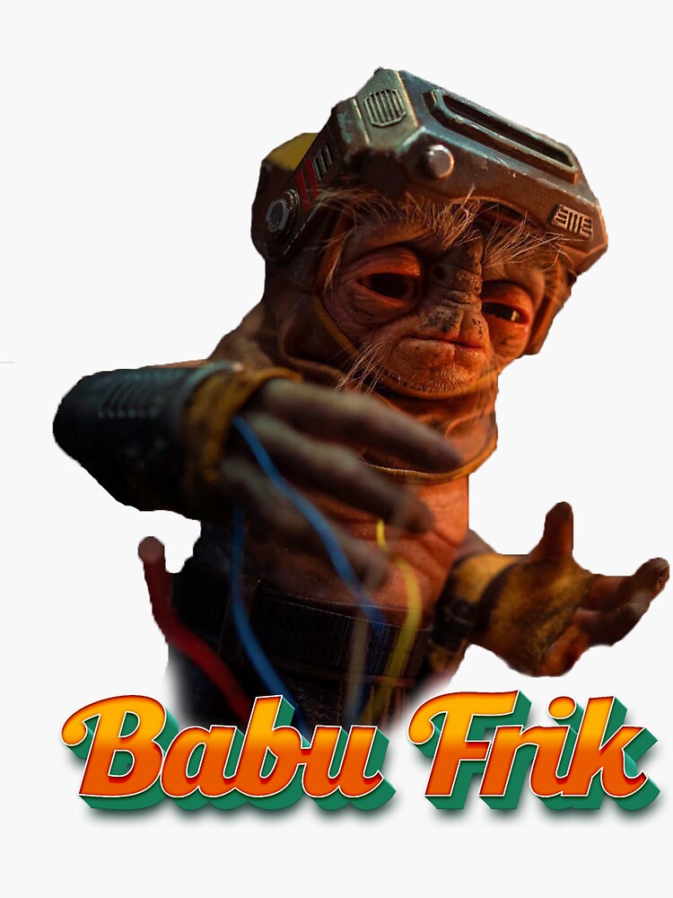 "Babu Frik" Sticker by SpoiledFox | Redbubble