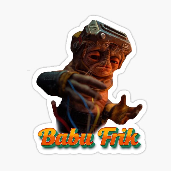 "Babu Frik" Sticker by SpoiledFox | Redbubble