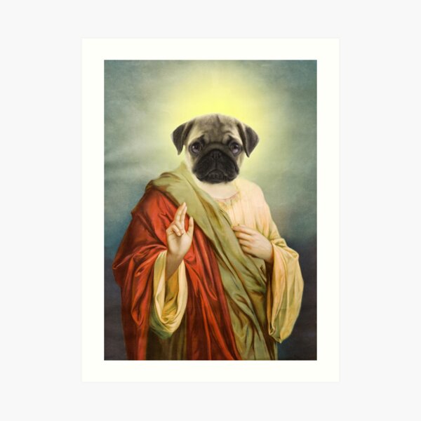 Jesus Dog Art Prints | Redbubble