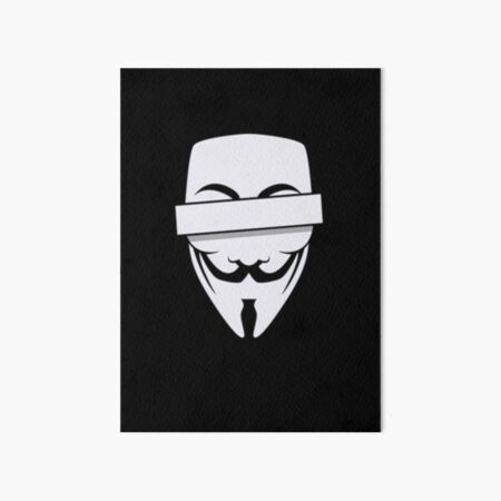 "anonymous" Art Board Print for Sale by Hamouda76 | Redbubble