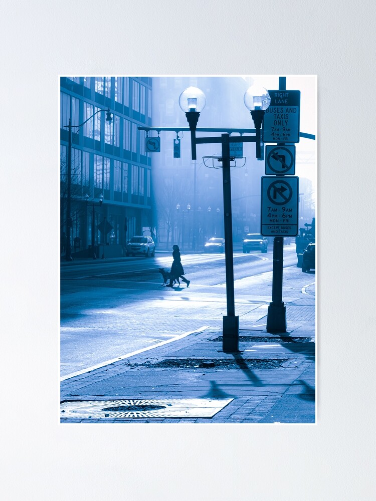 "Downtown crosswalk" Poster by BusterCM69 | Redbubble