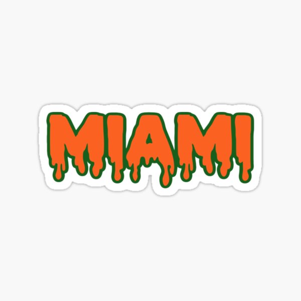 "miami drip" Sticker by sdklap | Redbubble