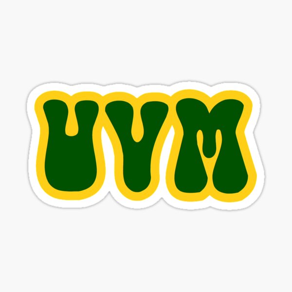 "Retro UVM Sticker" Sticker for Sale by steyeburr | Redbubble
