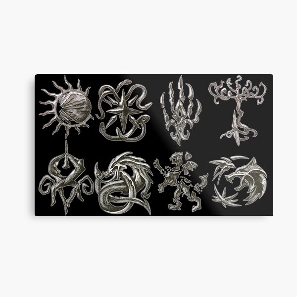 The Witcher Metal Prints | Redbubble