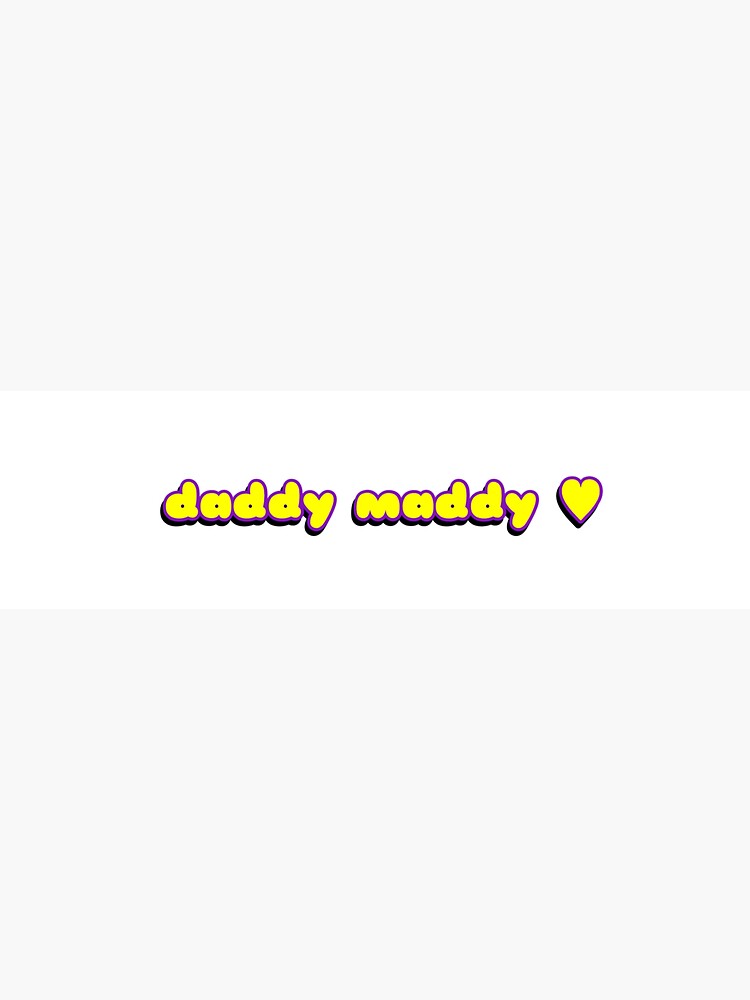 "daddy maddy" Sticker by brigidkelly | Redbubble