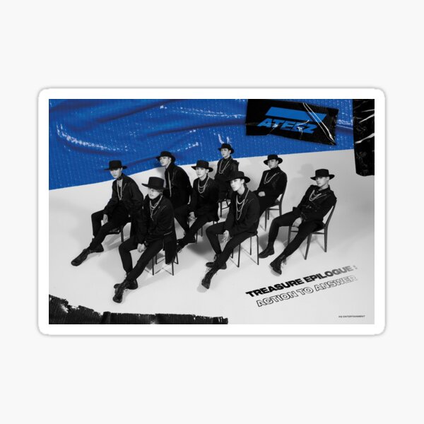 "Ateez Action to Answer" Sticker by dtragerr | Redbubble