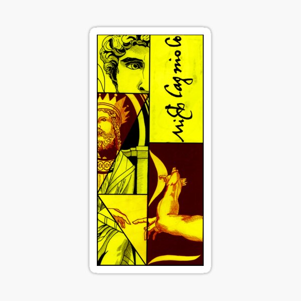 "Michelangelo " Sticker by mobin911 | Redbubble