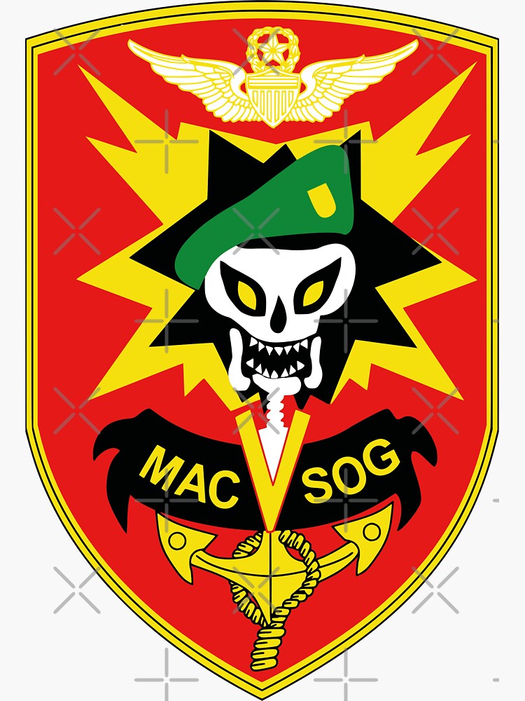 "MAC V SOG Special Forces Patch" Sticker for Sale by Beltschazar ...