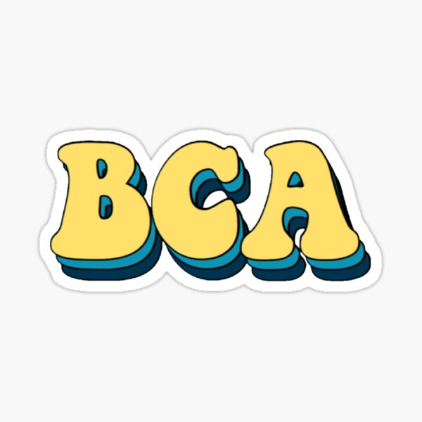 "BCA" Sticker for Sale by izzykang | Redbubble