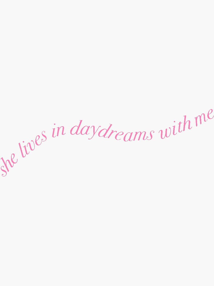 "Harry Styles She Lyrics" Sticker by rosiethings | Redbubble