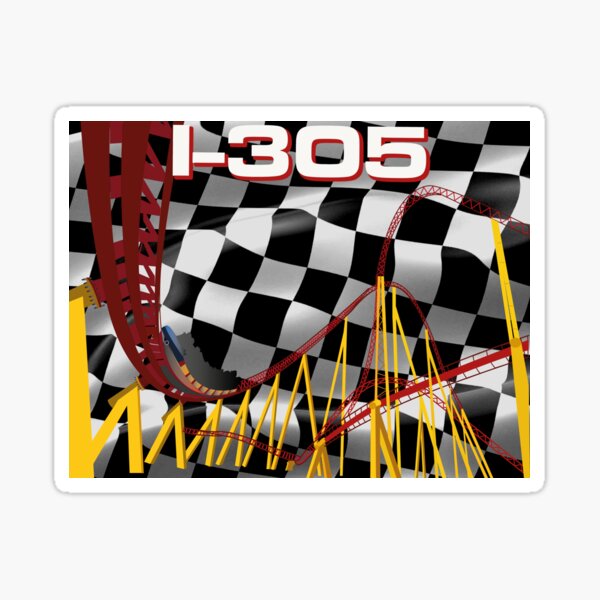 "Intimidator 305 Design" Sticker for Sale by carowindsfanson | Redbubble