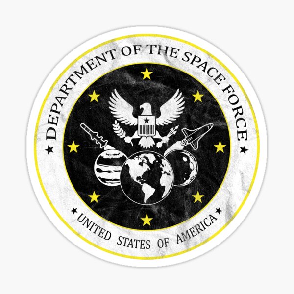 "Space Force Vintage" Sticker for Sale by CryptidVinyls | Redbubble