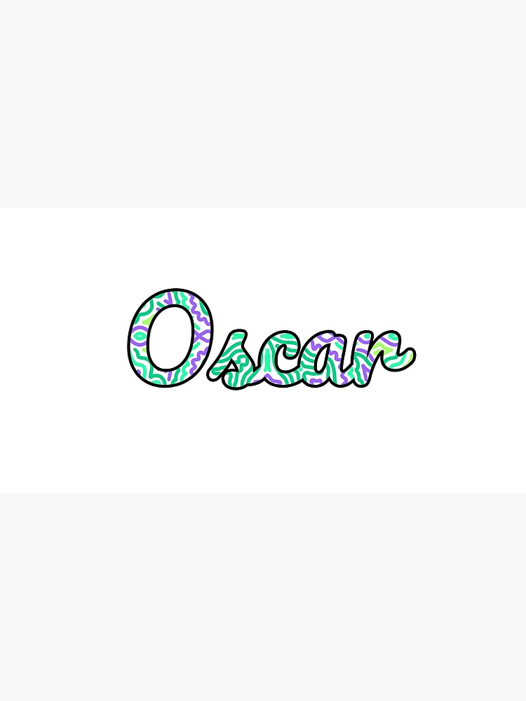 "Oscar Handwritten Name" Poster by inknames | Redbubble