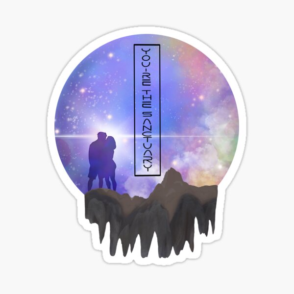 "You're the Sanctuary" Sticker by mariawin | Redbubble