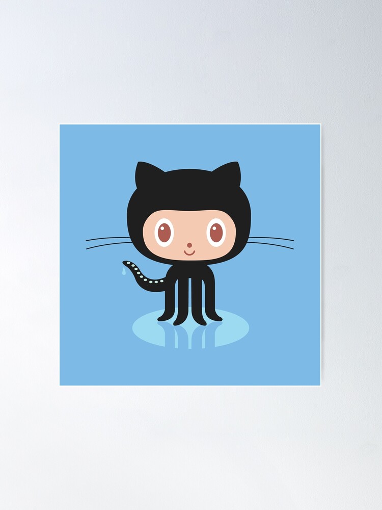 "Octocat" Poster for Sale by kbadk | Redbubble