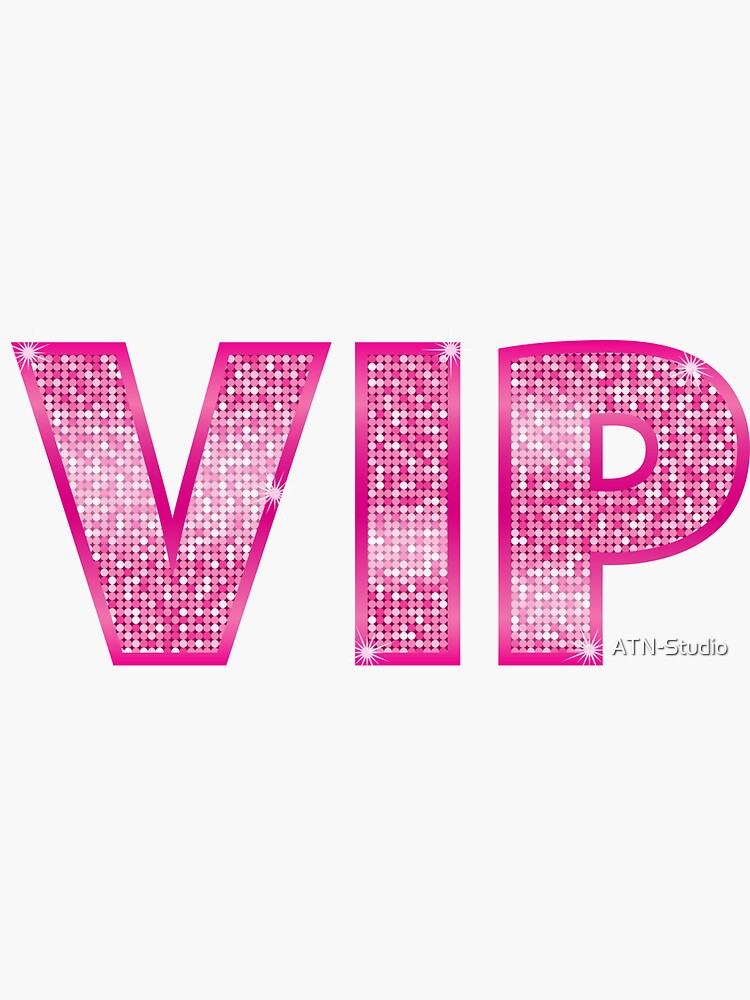 "VIP" Sticker by ATN-Studio | Redbubble