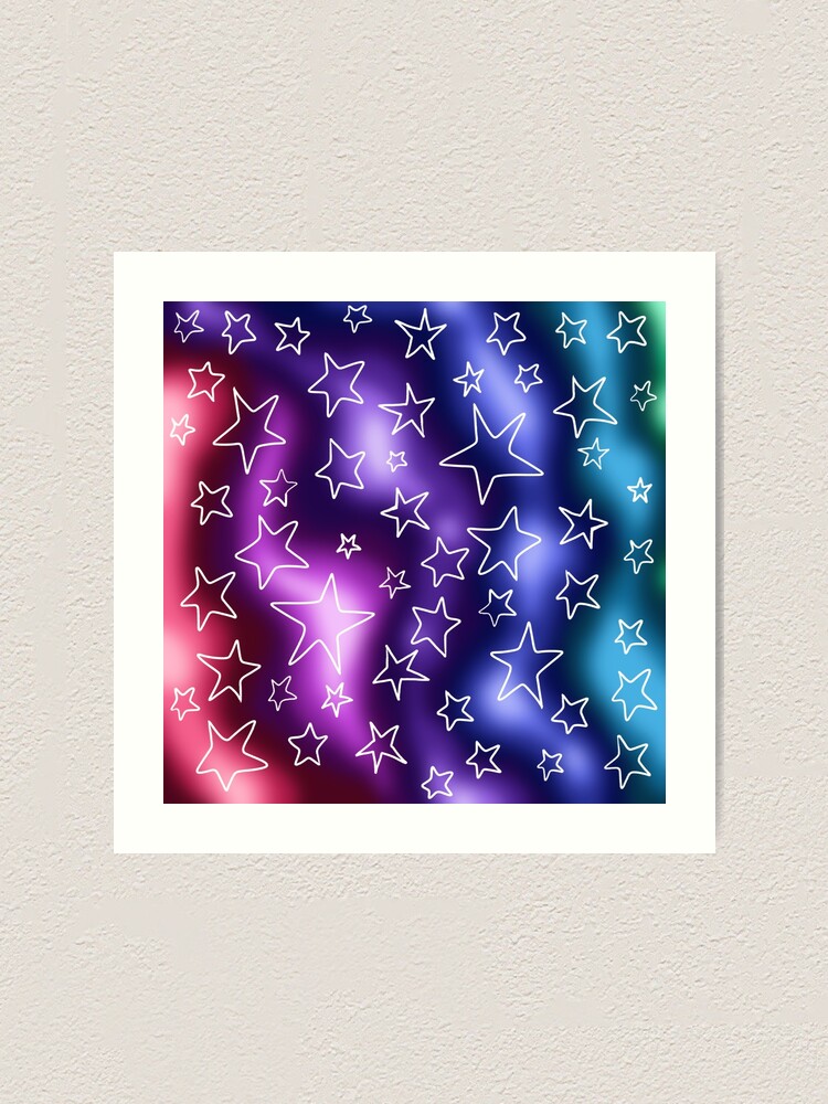 "Stylized Night Sky with Whimsical Stars!" Art Print by KelseyLovelle ...