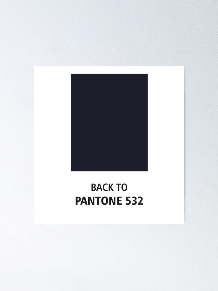 "pantone- back to " Poster for Sale by jhojho | Redbubble