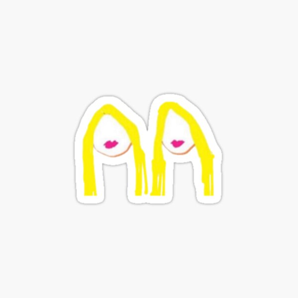 "Two Blondes" Sticker for Sale by twoblondes | Redbubble