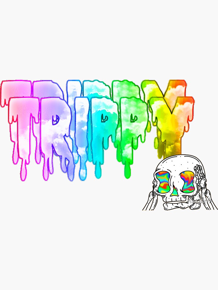 "Trip monster" Sticker by KieraaW | Redbubble