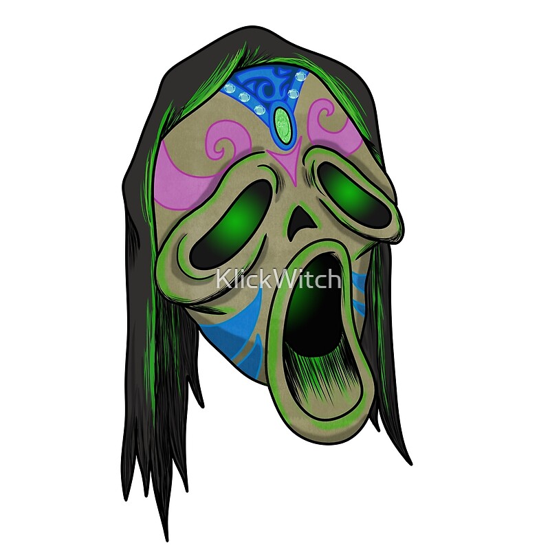"Creepy Tribal Mask" by KlickWitch | Redbubble