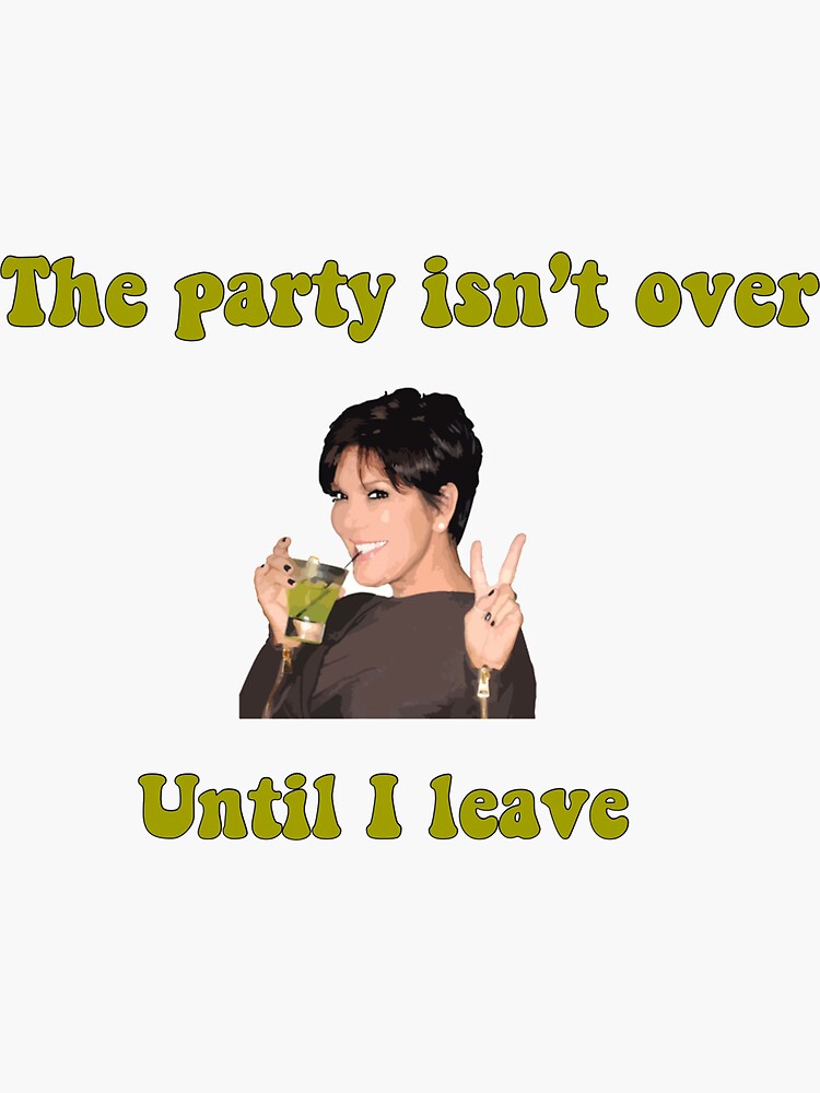 "Kris Jenner Meme" Sticker for Sale by imjaylaaa | Redbubble