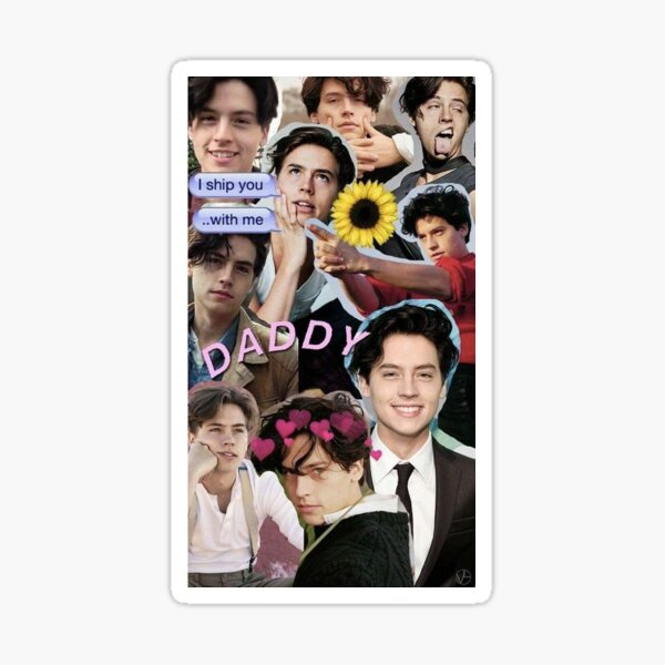 "Cole Sprouse Sticker" Sticker for Sale by Colorfulcunt | Redbubble