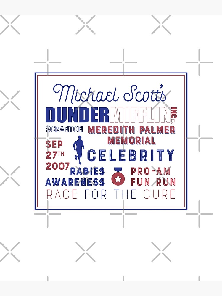 "Michael Scott's Dunder Mifflin Scranton Meredith Palmer Memorial ...