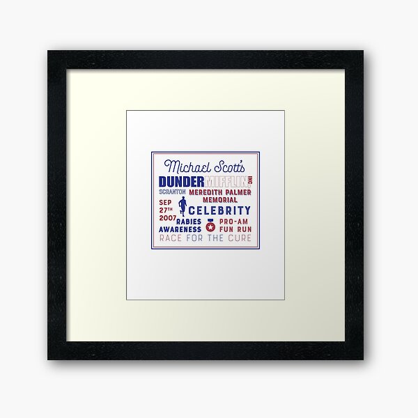 "Michael Scott's Dunder Mifflin Scranton Meredith Palmer Memorial ...